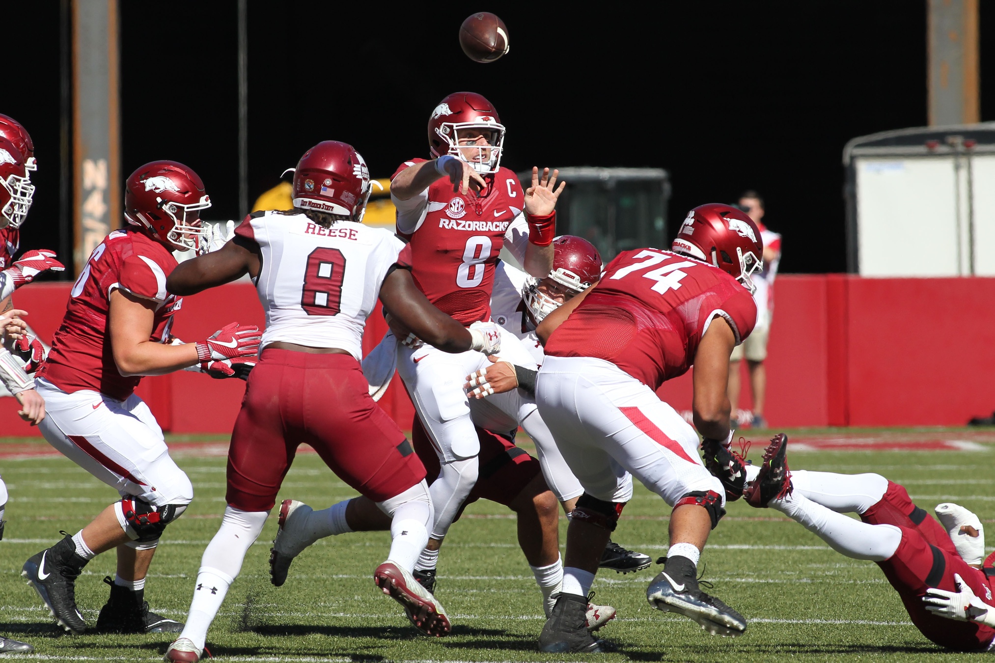 Allen sets season highs in Arkansas' win over New Mexico St | thv11.com